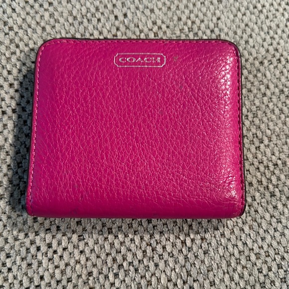 Coach | Bags | Coach Pink Wallet | Poshmark
